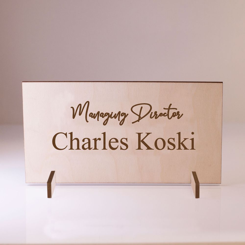 DecoCut - Table sign